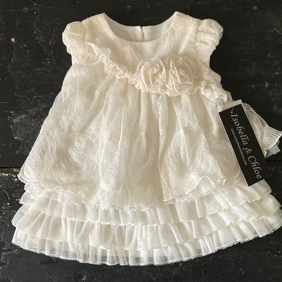 Isobella & Chloe | Dresses | New Isobella Chloe Ivory Dress Size 6 ...
